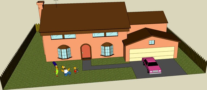 The Simpsons House 3d model