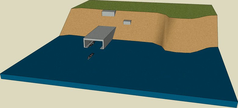 NWC Naval base 3d model