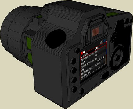 Canon EOS 30D 3d model
