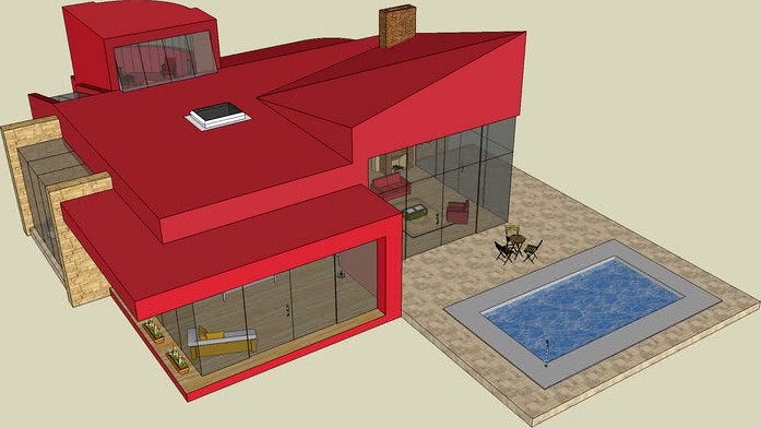 mic-mansion home 3d model