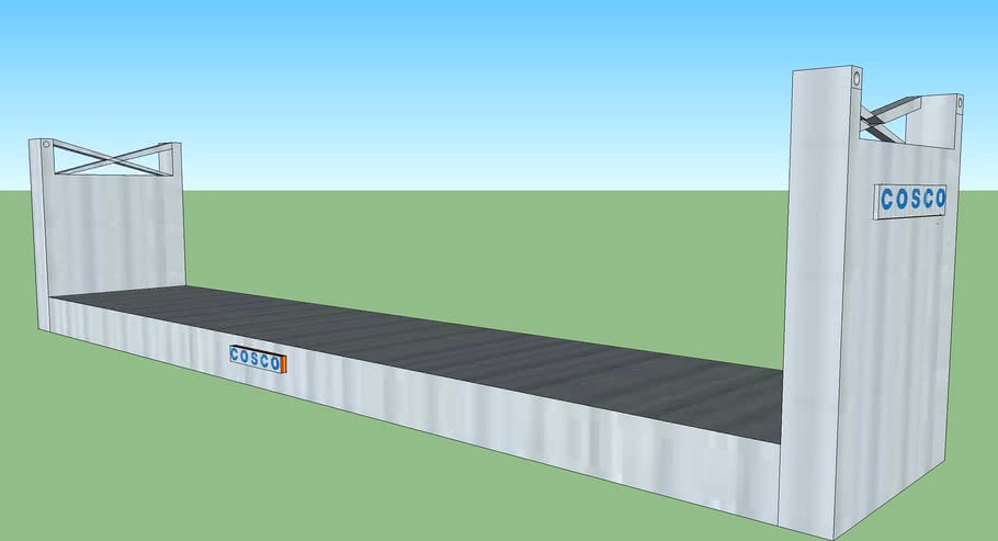 Cosco Flat Rack ''40'' 3d model