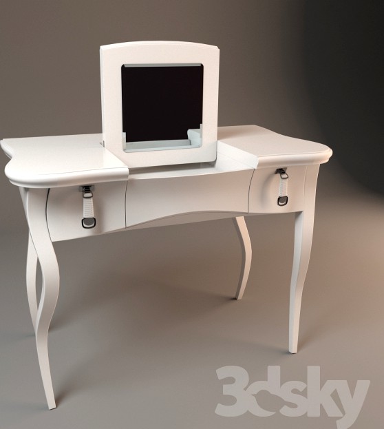 dressing table Fendi Casa Lady Desk 3d model