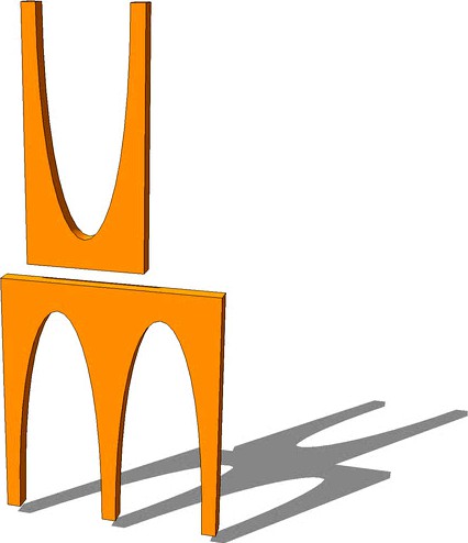 UNIMET Logo 3d model