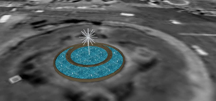 Fantana arteziana Obor 3d model