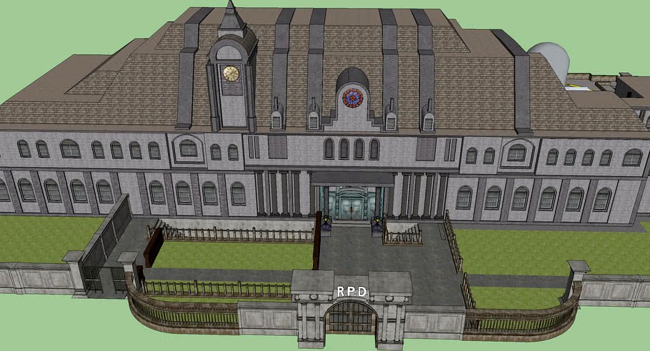 Raccoon City Police Department 3d model