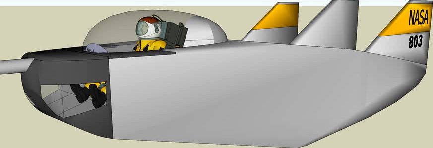 Northrop M2-F2/M2-F3 3d model