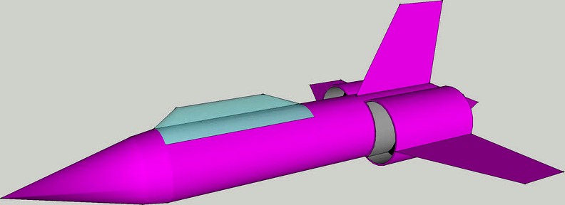 Mars Explorer Fighter Jet 3d model