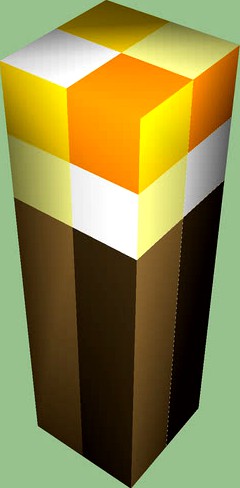 Minecraft Torch 3d model