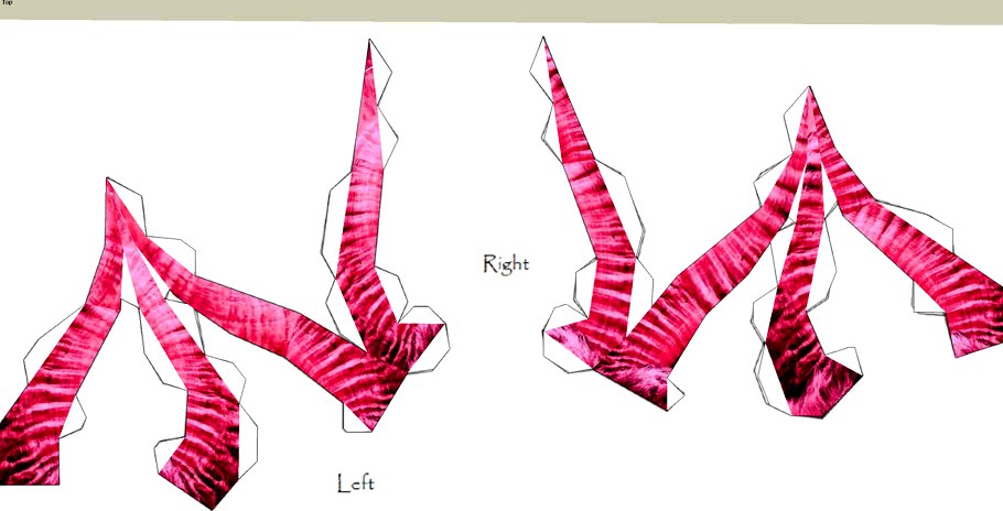 Papercraft Horns 3 3d model