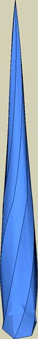 Six sided spire 3d model