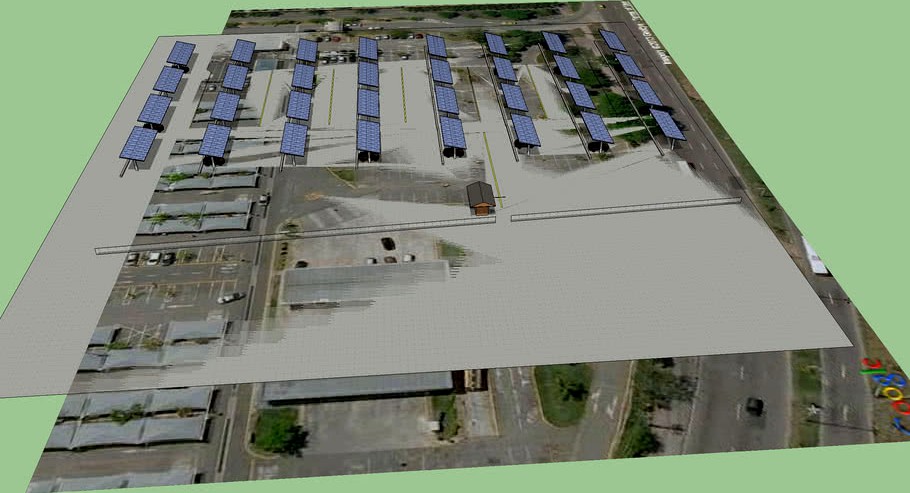 Solar Park 3d model