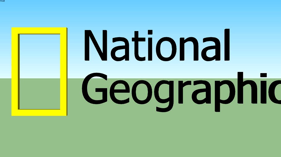 National Geographic Channel Logo 3d