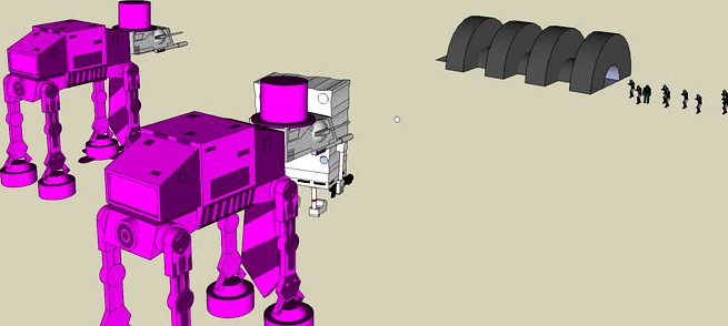 Stormtrooper Spongebob Vs. Master Chief 3d model