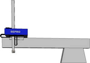 SEPRO ROBOT FOR INJECTION MACHINE 3d model