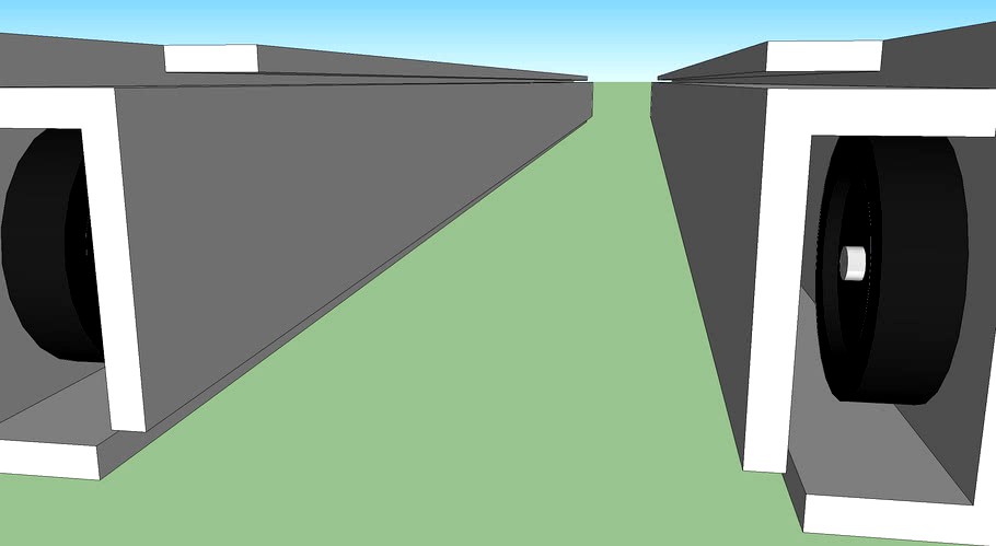 14' drawer guides 3d model