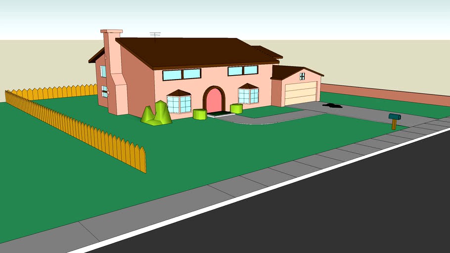 Simpsons House 3d model