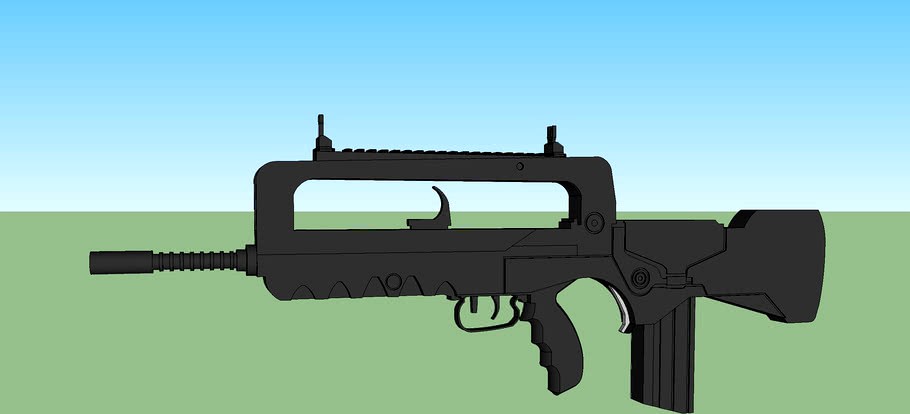FAMAS 3d model