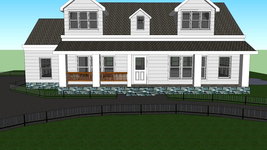 fancy house 3d model