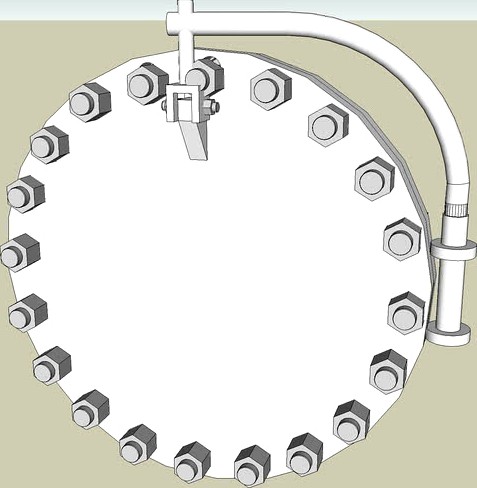 Davit Manway 3d model