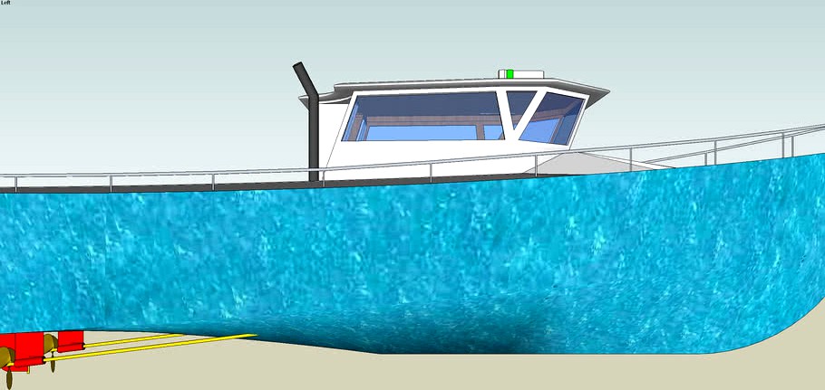 scooter boat engine 3d model