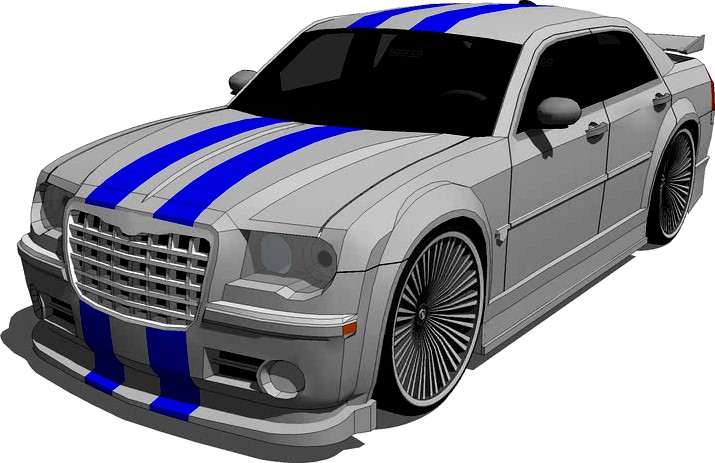 Chrysler 300C 2005 (GσηzαΙσ Tuning) 3d model