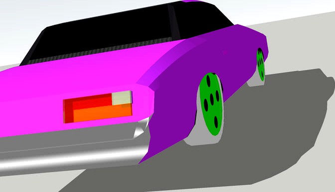 Better Pimped out car 3d model