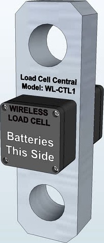 Wireless load cell for cranes 3d model