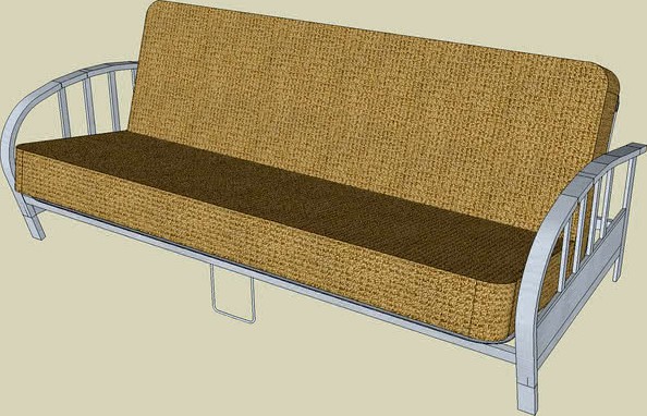 futon.skp 3d model