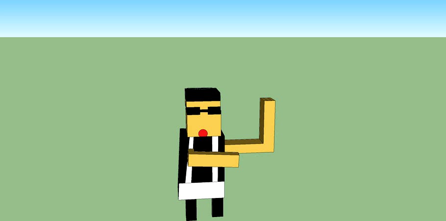 Gangnam Style - PSY 3d model