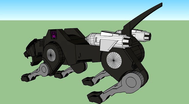Transformers Ravage G1 3d model