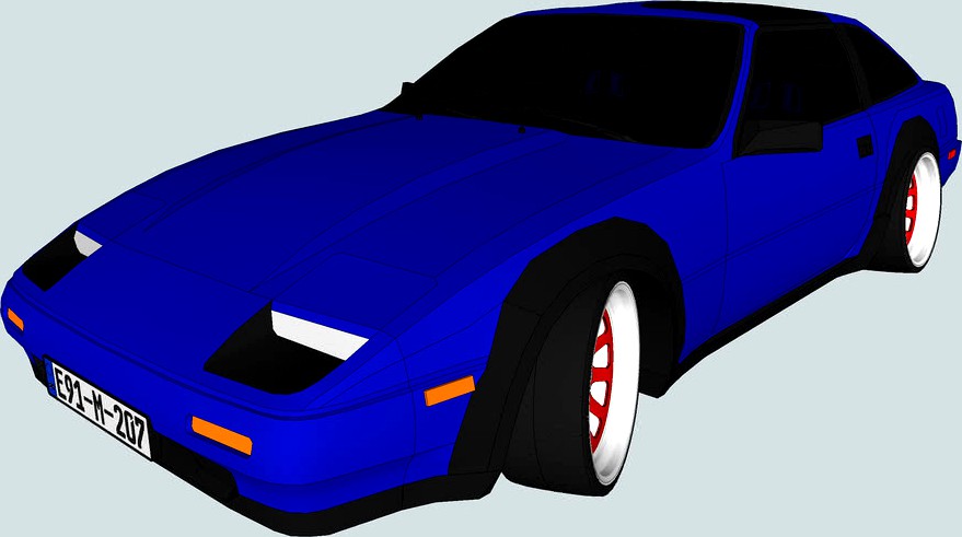 Nissan 300ZX Z31 3d model