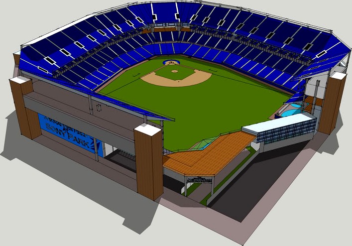Baseball Stadium 3d model
