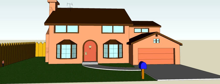 Simpsons House 3d model