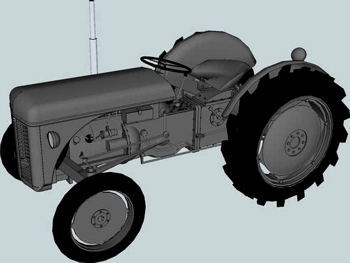 Ferguson TE20 3d model
