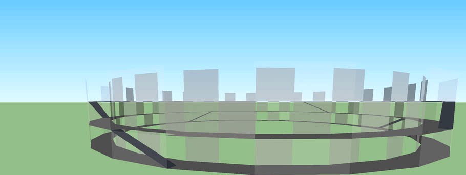 CS Portable Circular Arena 3d model