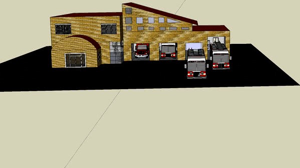 fire house 3d model
