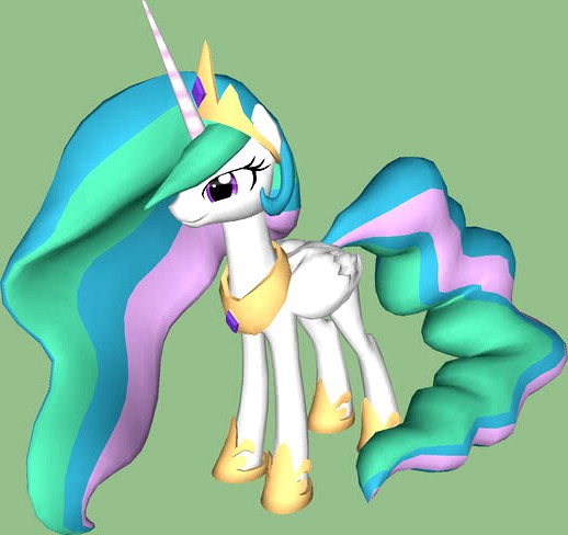 Princess Celestia 3d model