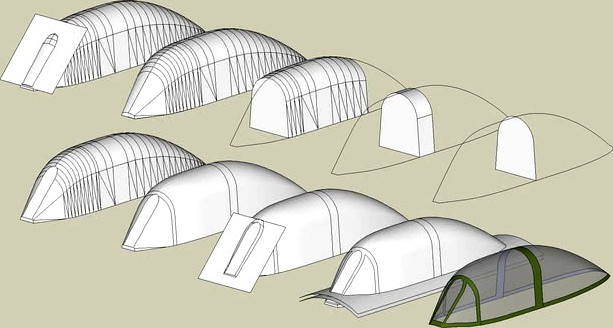 Aircraft Canopy Tutorial 3d model