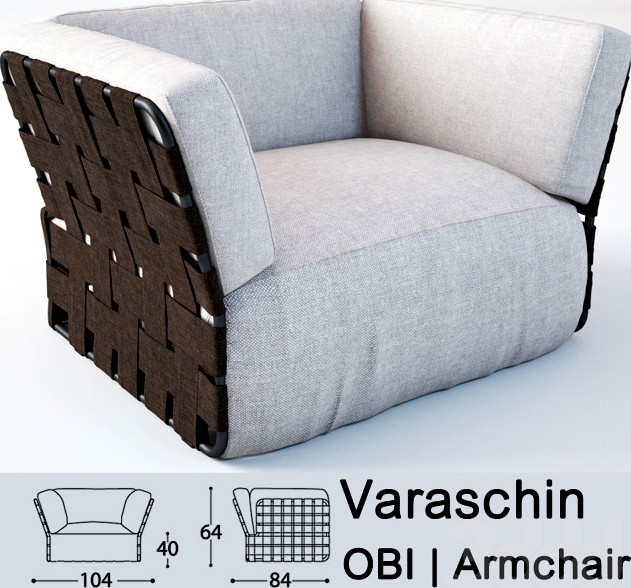 Varaschin Obi Armchair 3d model