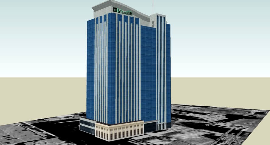 2 Queen Street East (Maritime Life Building) 3d model