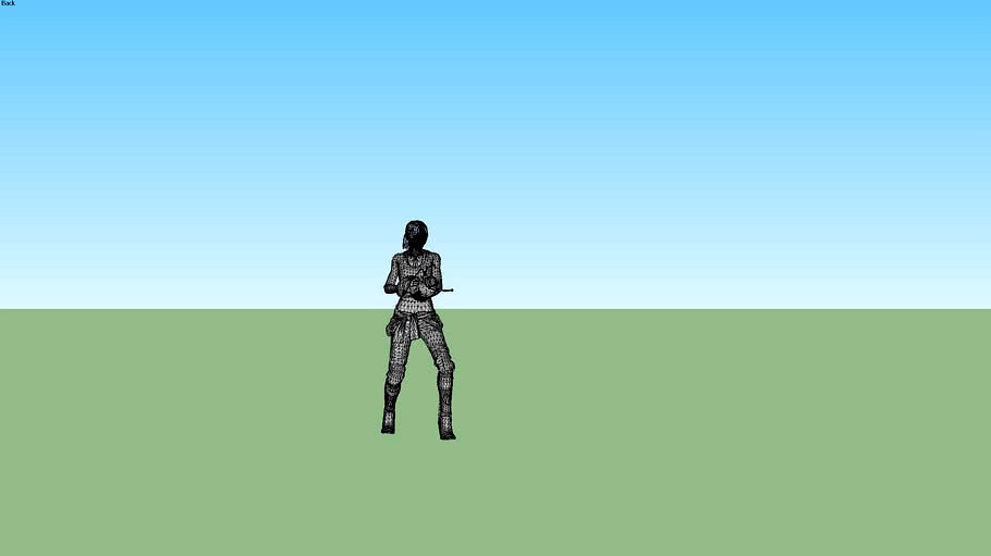 Portal 2 Chell 3d model