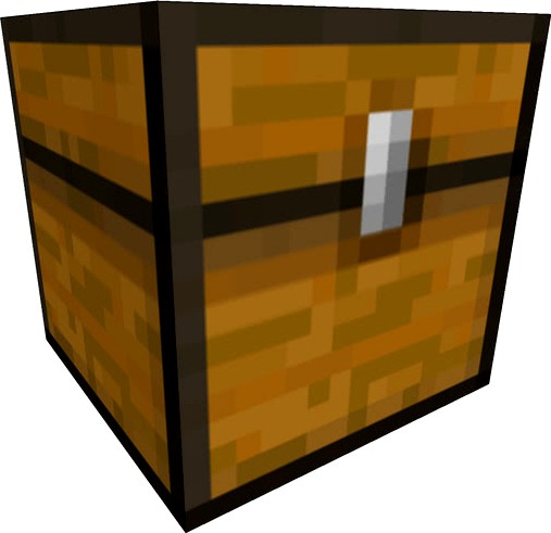 Minecraft chest 3d model