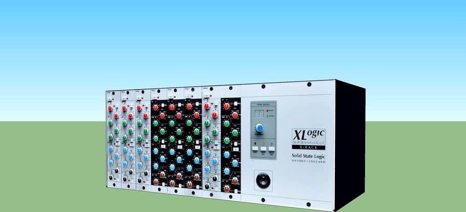 SSL X Rack EQ Modules 3d model