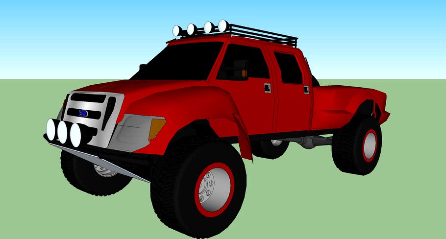 Ford F650 PRERUNNER 3d model
