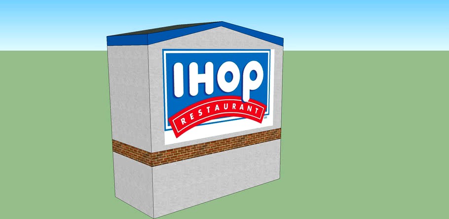 IHOP Sign 3d model
