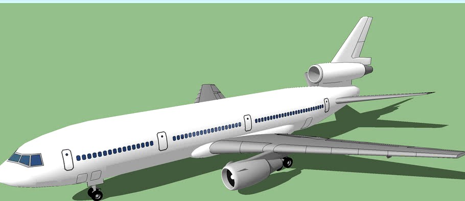Template - McDonnell Douglas DC-10-10/15 3d model