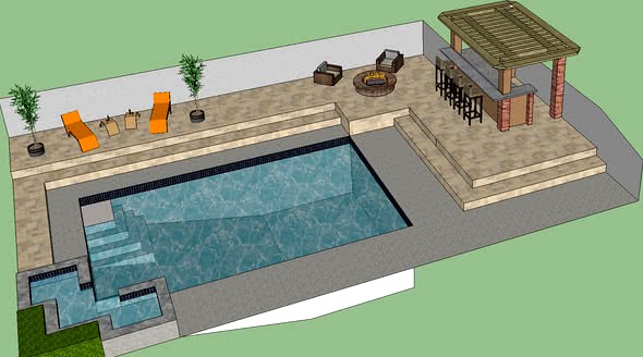 POOL 3d model