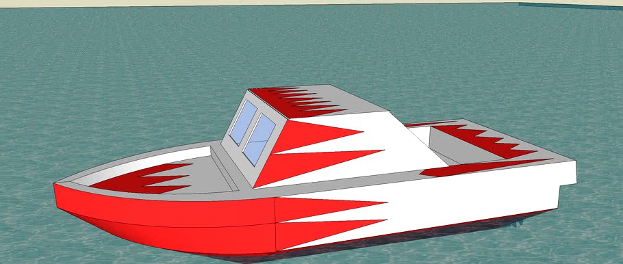fast speed boat 3d model