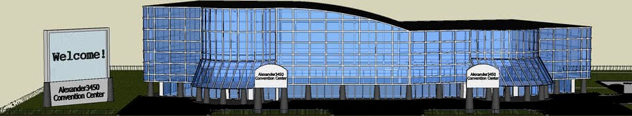 Design – Alexander3450 Convention Center 3d model