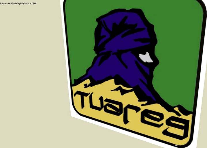logo tuareg 3d model